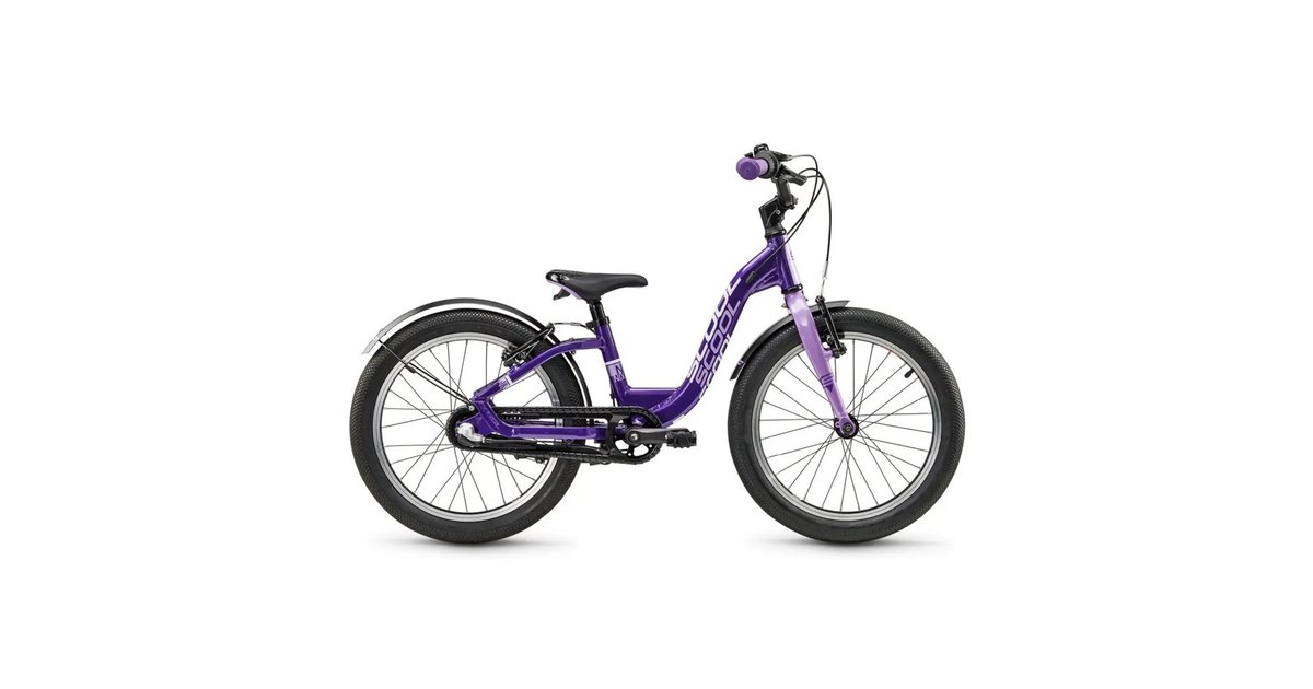S'cool niXe EVO 18 3-Gang Kinderfahrrad Lila Modell 2023