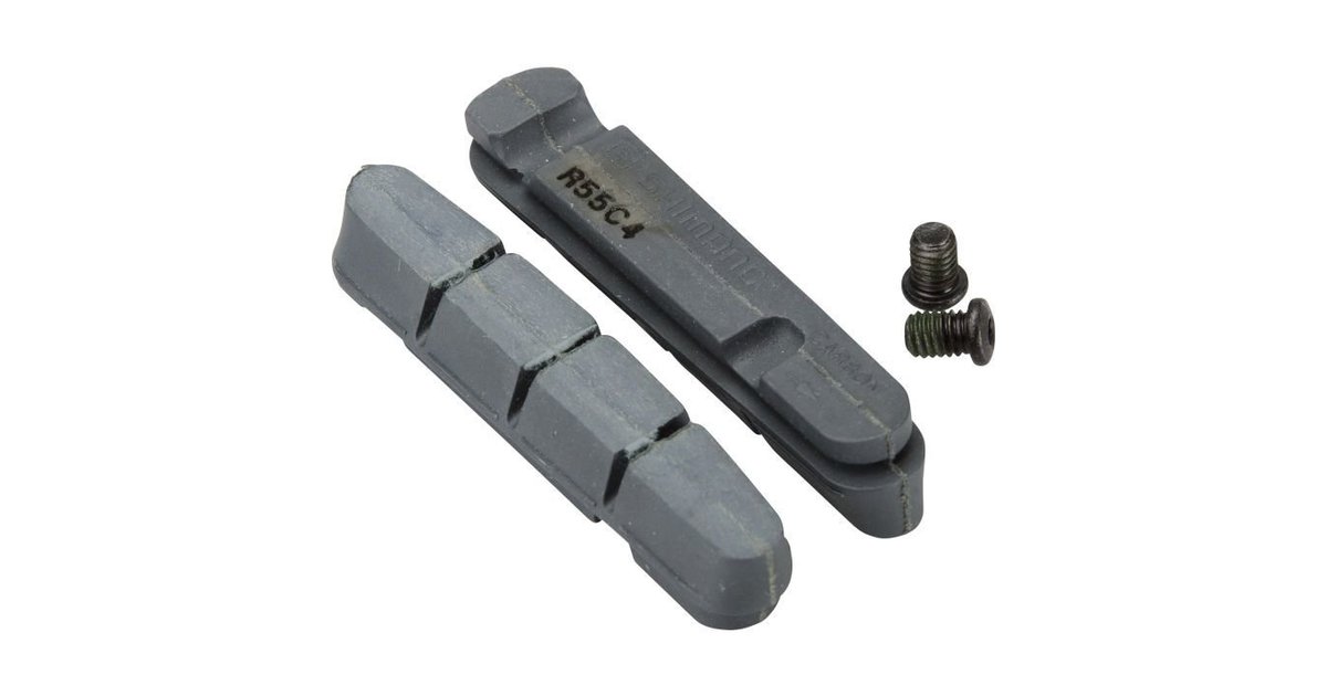 Shimano Bremsbelag R55C4 für Cartridge Bremsschuh - Carbonfelge Schwarz ...