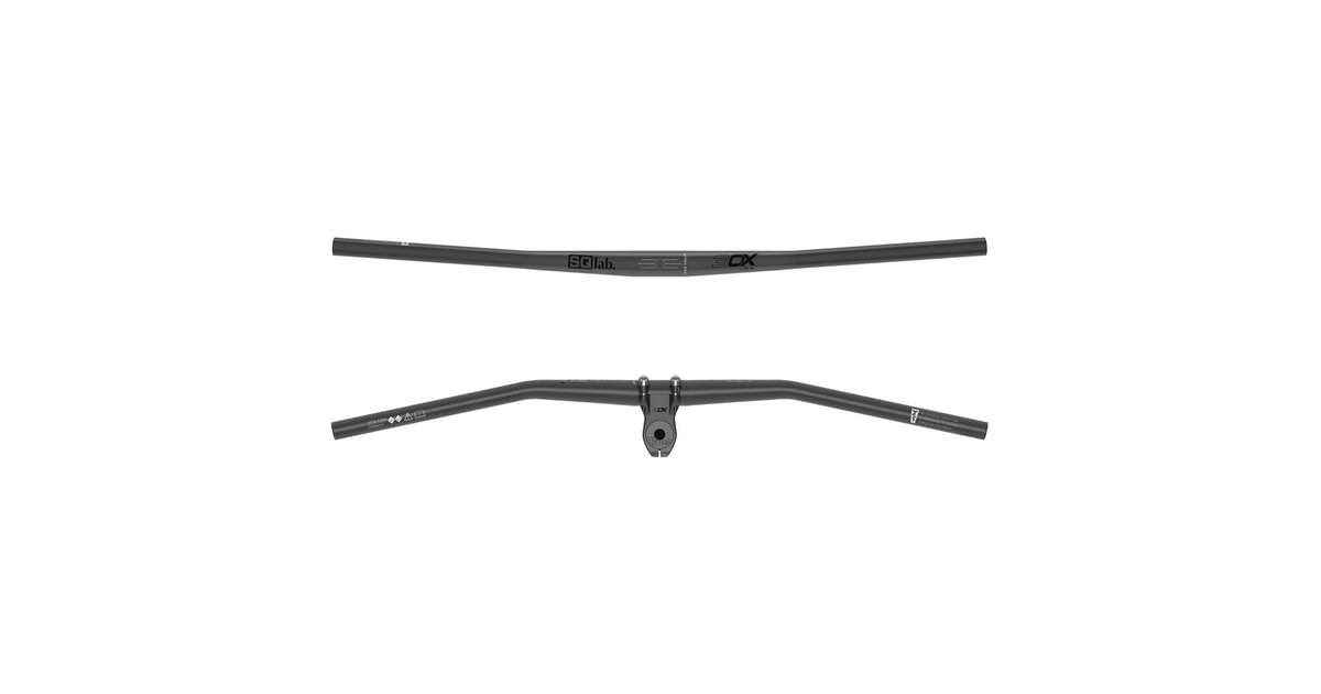 Sqlab Lenker 3OX Alu, 780 mm/12°/31,8 mm Schwarz Modell 2023