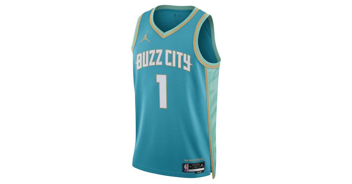 Nike Herren Fantrikot Lamelo Ball Charlotte Hornets City Edition 2023/24