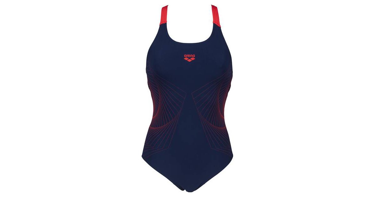 Arena Damen Sport Badeanzug Spiral Vision