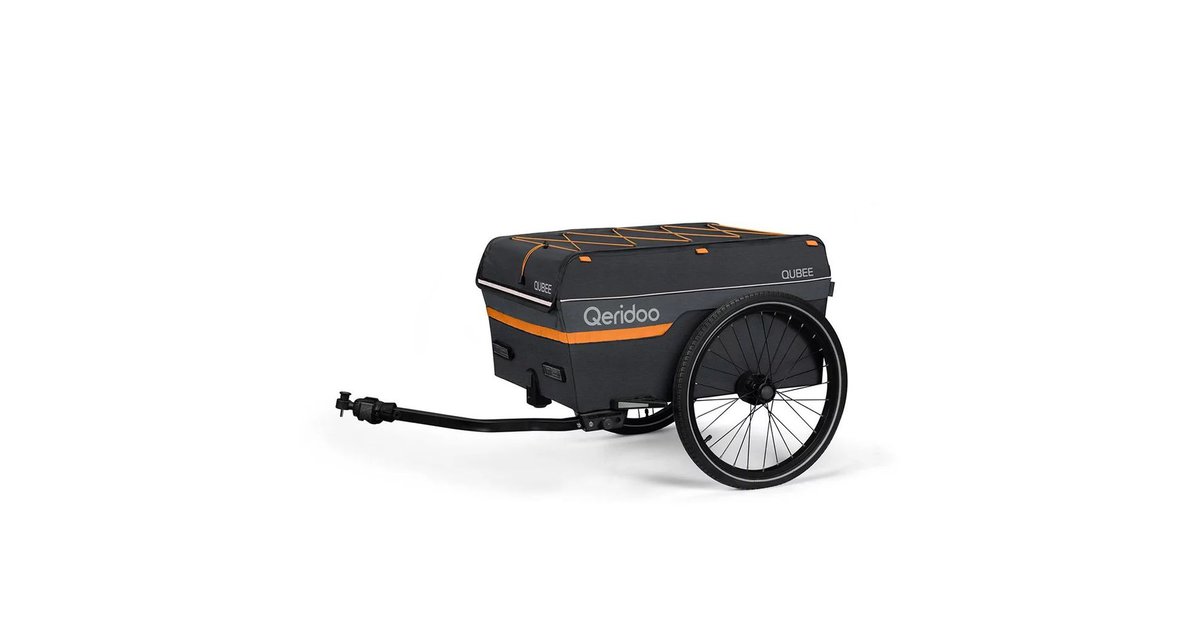 Qeridoo Qubee Grey Fahrradanhänger Grau Modell 2025