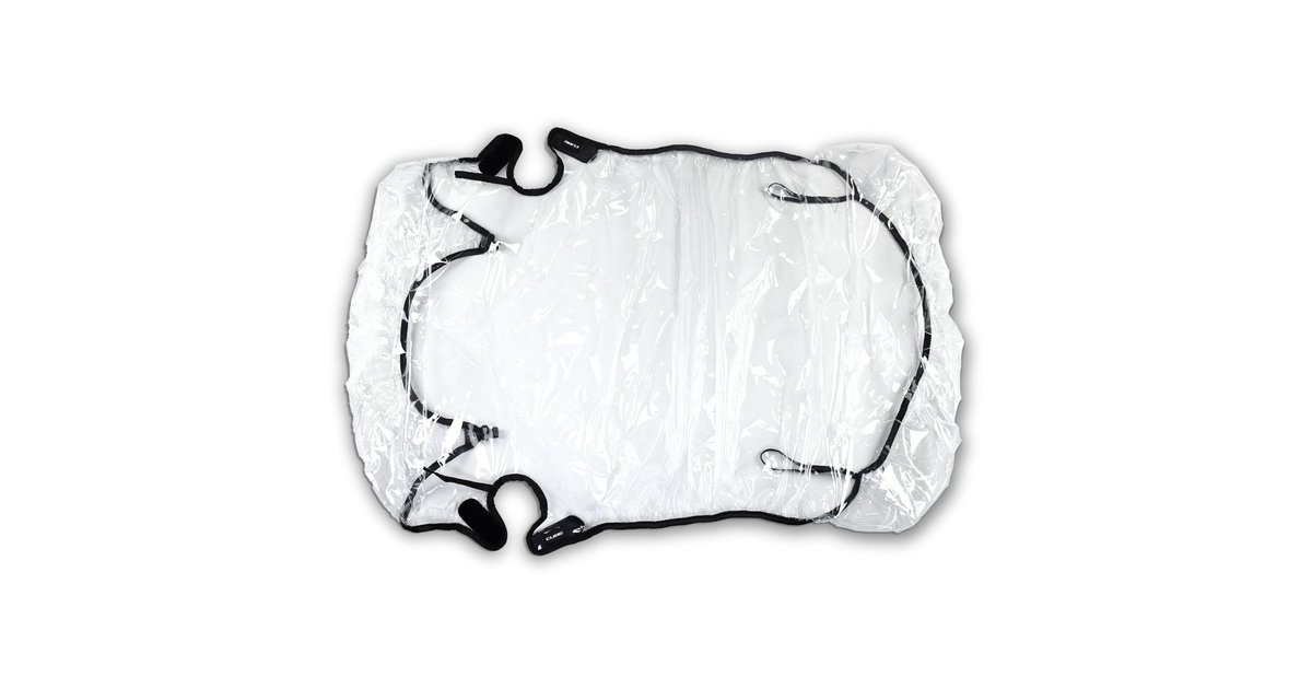 Cube Regenschutz für Kinder Fahrradanhänger Double Cmpt Fahrradanhänger ...