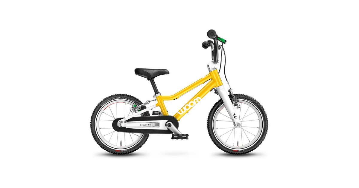 Woom Original 2 Kinderfahrrad Gelb Modell 2024