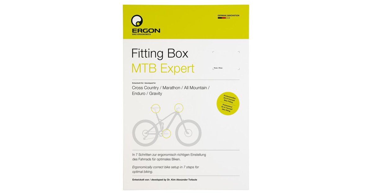 Ergon Fitting Box MTB Expert Weiß Modell 2024