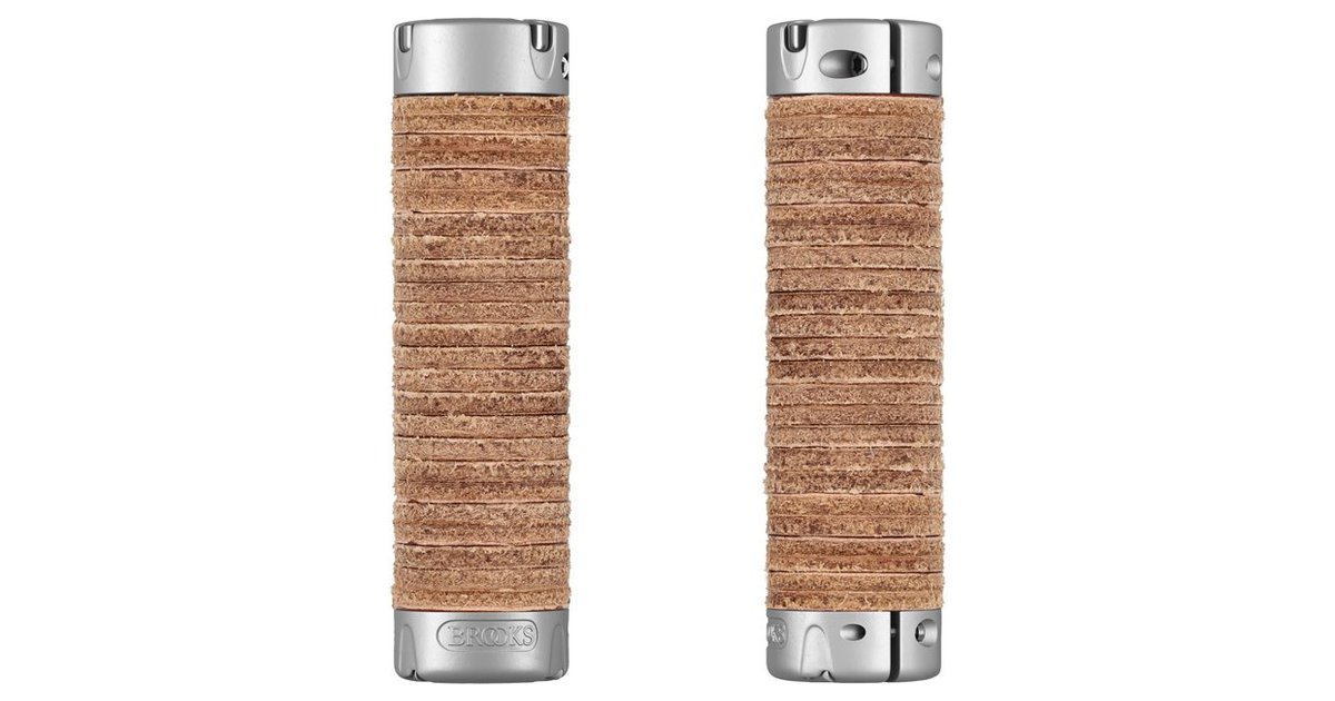 Brooks Plump Leder Lock-On Griffe 130/130, kürzbar Gelb Modell 2024