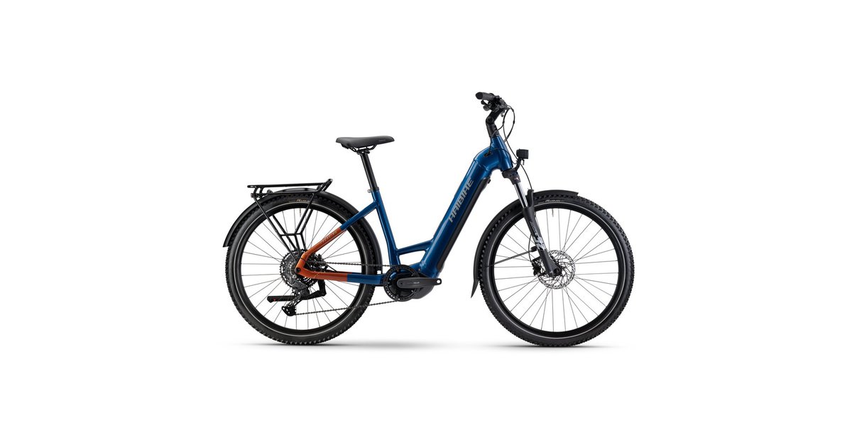 Haibike Trekking 4 Low E-Bike Blau Modell 2025