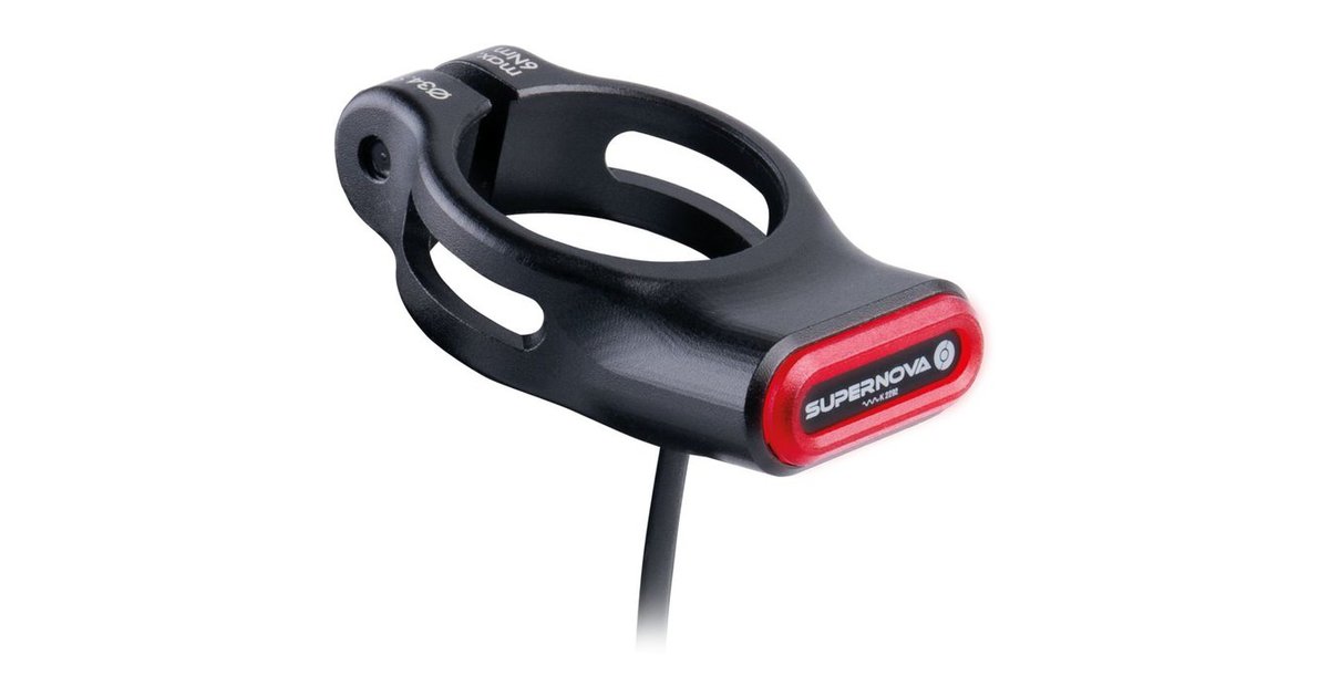 Supernova TL3 Mini Seatpost Clamp Sattelklemmen Rücklicht - 12V Schwarz ...