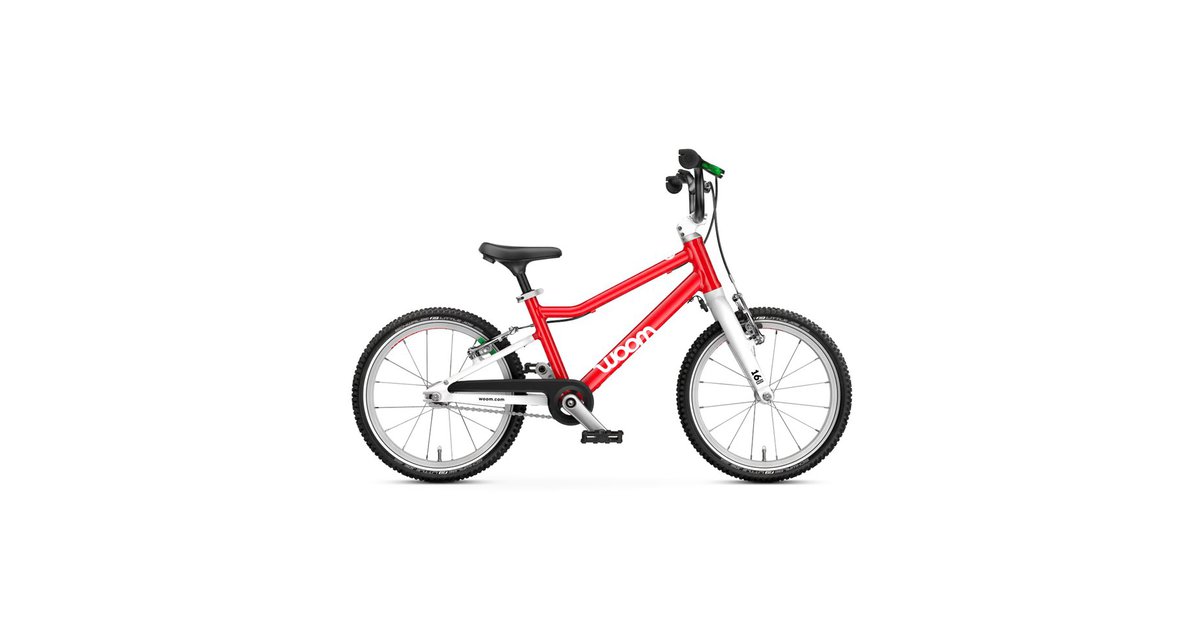 Woom GO 3 Kinderfahrrad Rot Modell 2025