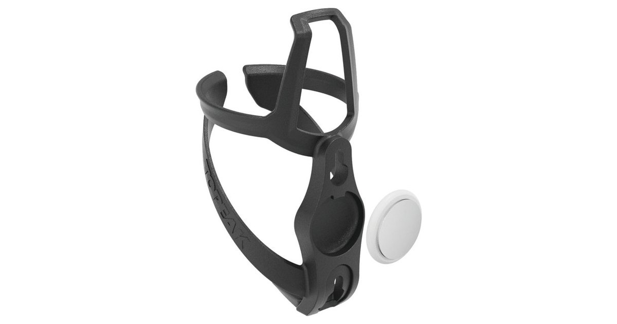 Topeak Ninja+ Cage Z Flaschenhalter mit AirTag Mount Schwarz Modell 2025