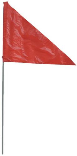 Hamax Sicherheitsfahne Fahrradanhänger Rot Modell 2024