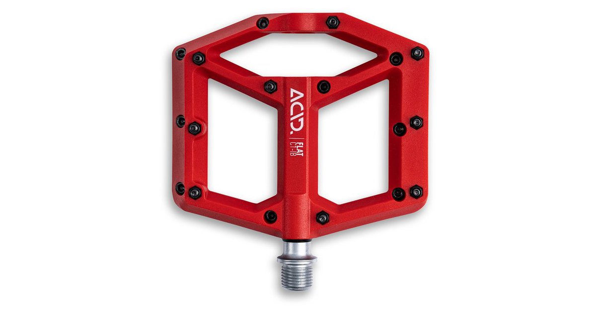 Cube Pedale FLAT C1-IB Rot Modell 2023