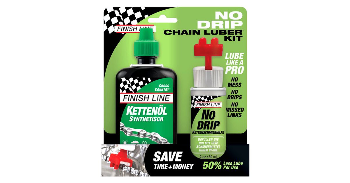 Finish Line NoDrip Chain Luber Combo 120ml WetLube Grün Modell 2024