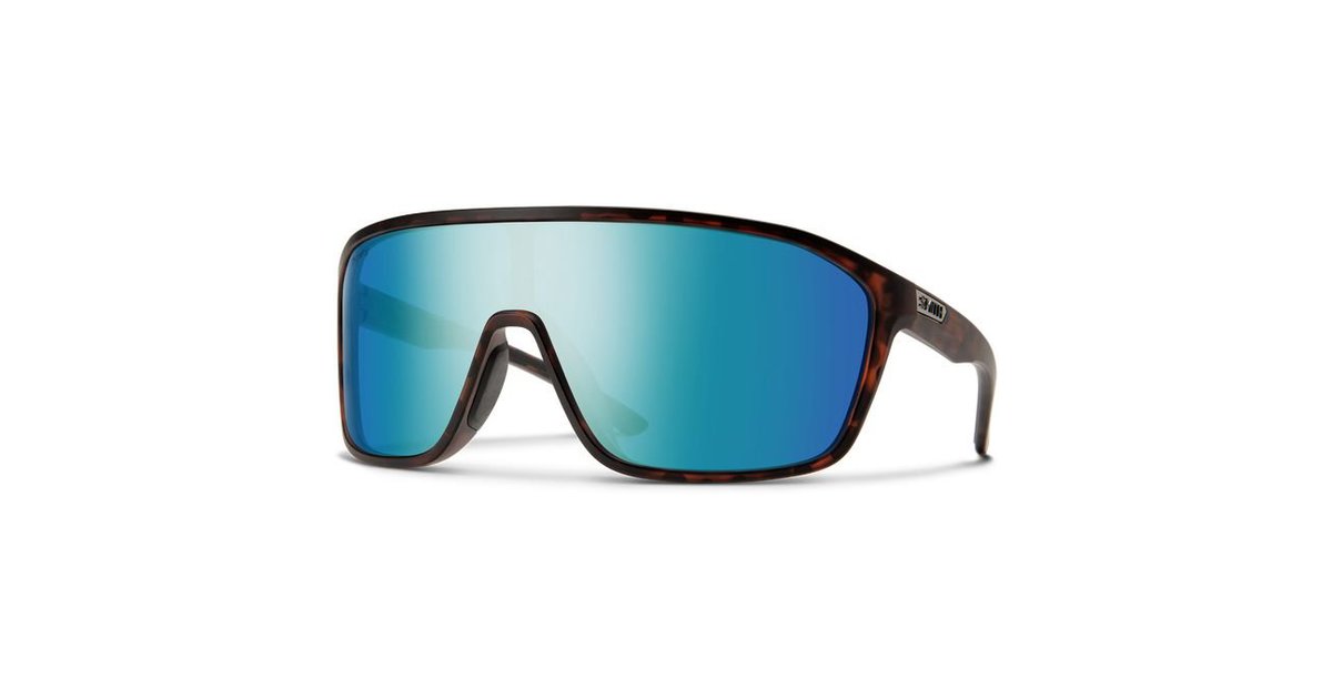 Smith Boomtown Matte Tortoise - ChromaPop Polarized Opal Mirror Braun ...