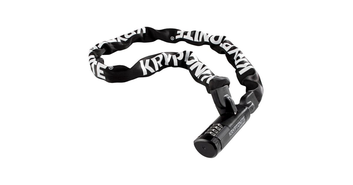 Kryptonite Keeper 712 Combo Integrated Chain Kettenschloss Schwarz ...