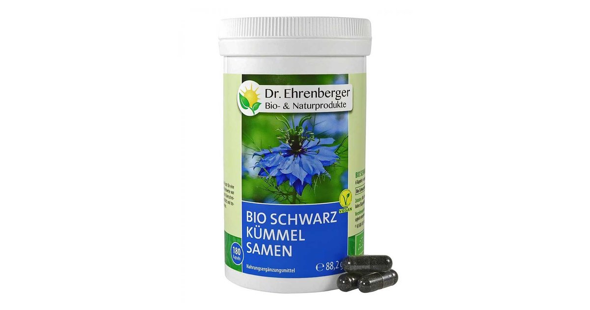 Dr. Ehrenberger Bio Schwarzkümmel Samen Kapseln